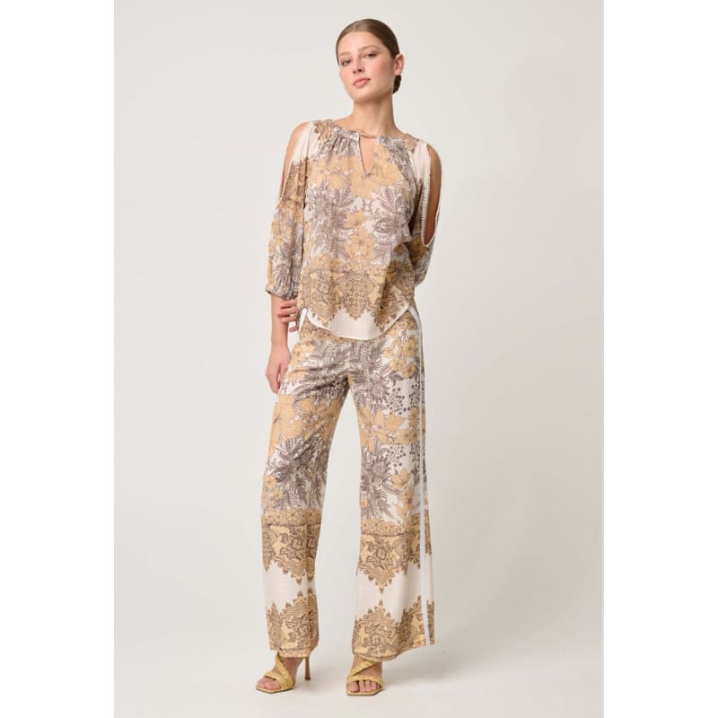 Annabelle Cotton Silk Blouse | Golden Mallow – Florence & Marabel ...