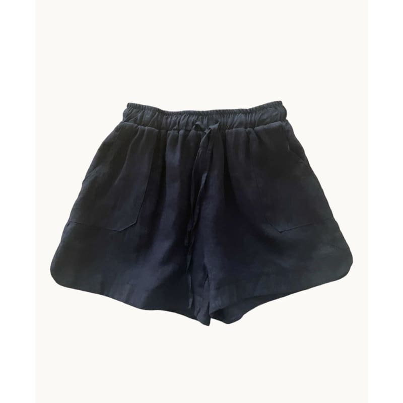 Bronte Linen Short | Black – Florence & Marabel Collections