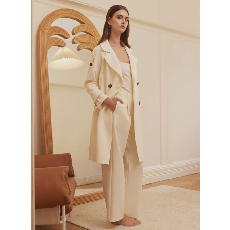 Chicago Trench Coat | Cream – Florence & Marabel Collections